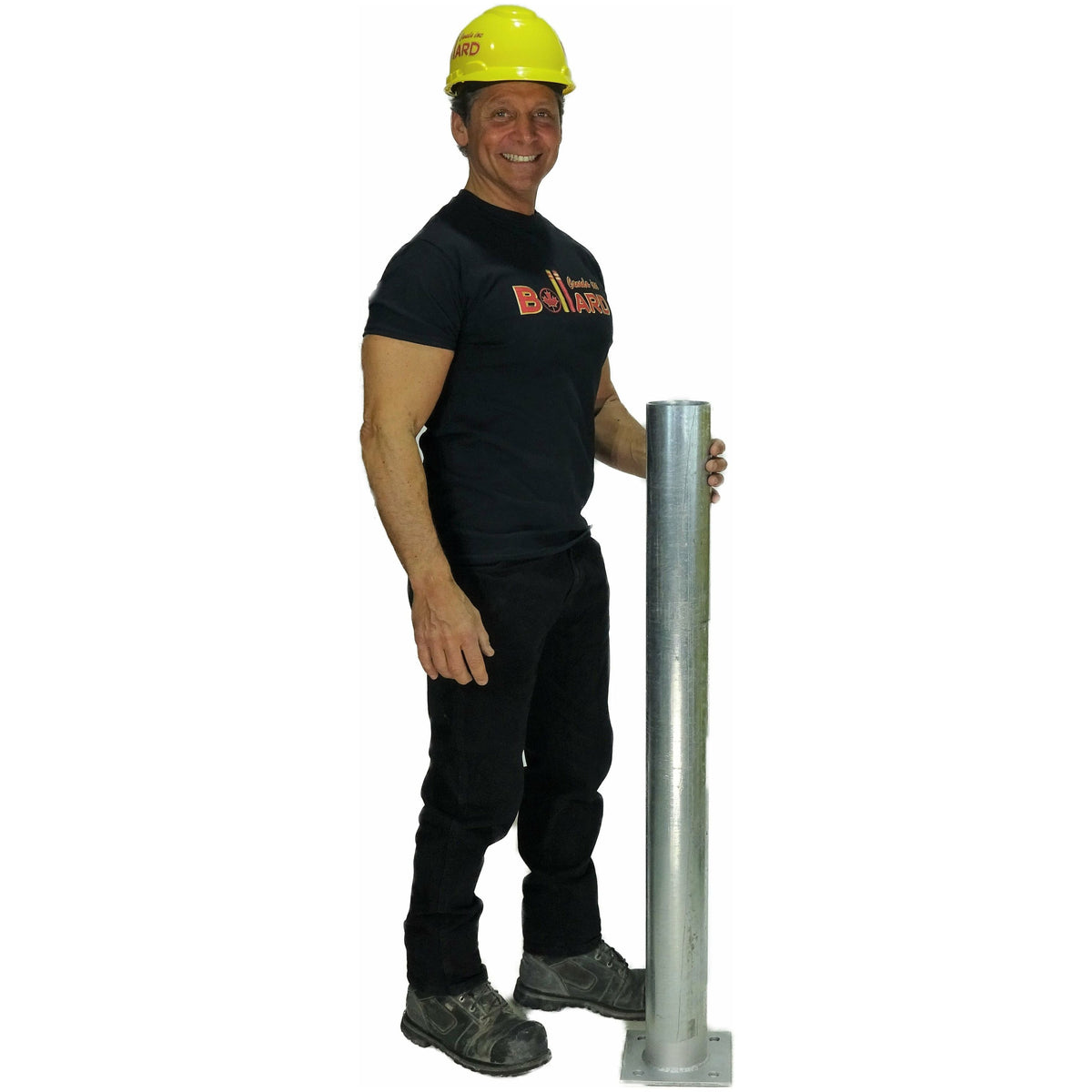 Galvanized Bollards 4.5 x 48 - 6 5/8 x 48 - 8 5/8 X 48 — Bollard canada inc